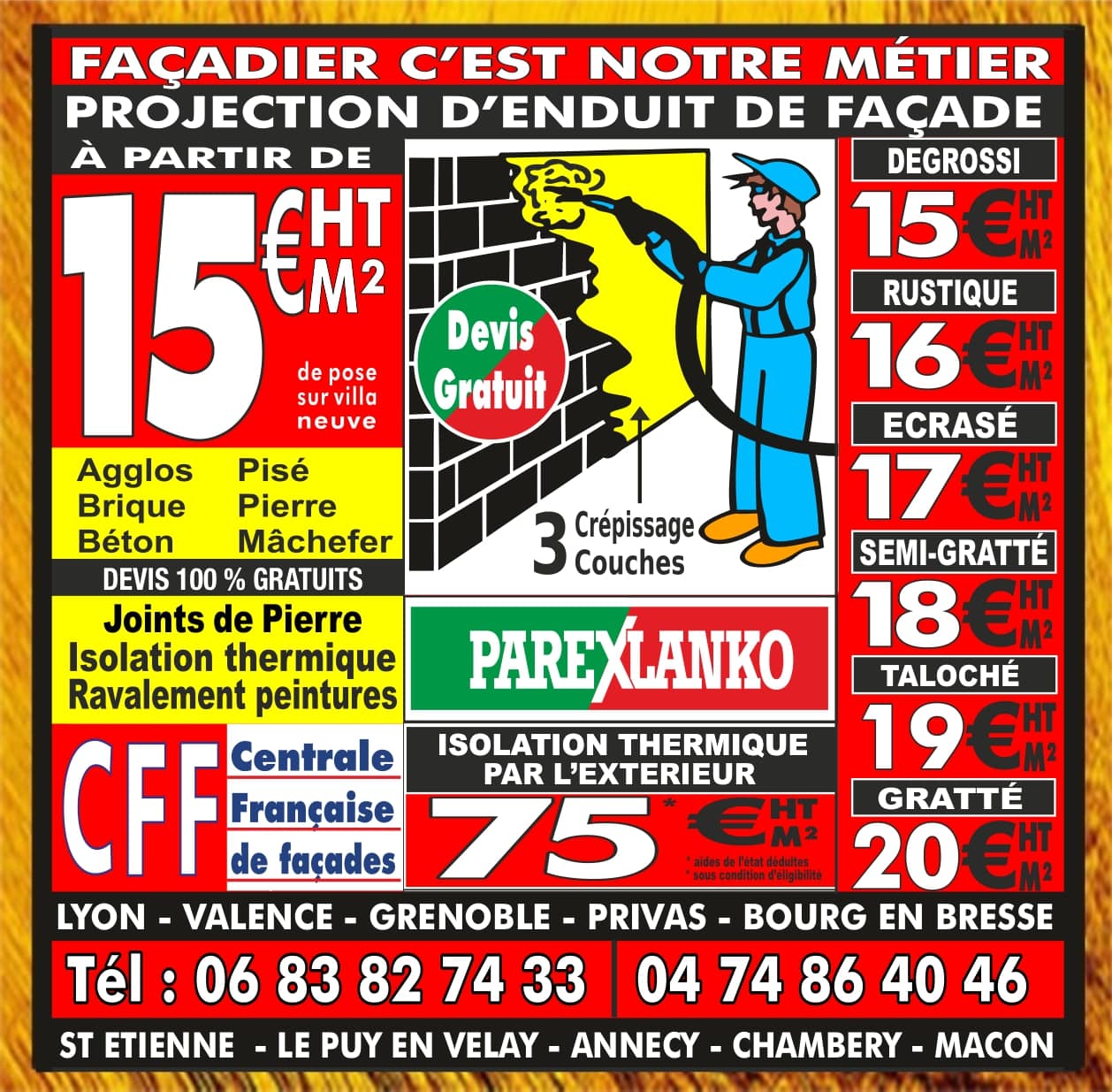 Centrale Française des Façades | Création Rénovation des Façades